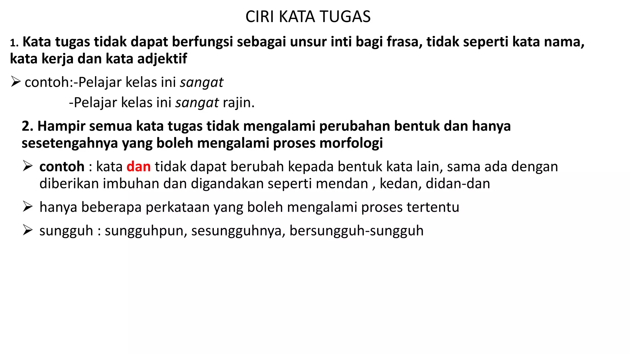 Bab 2 kata tugas | PPTX