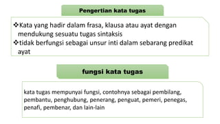 Bab 2 kata tugas | PPTX