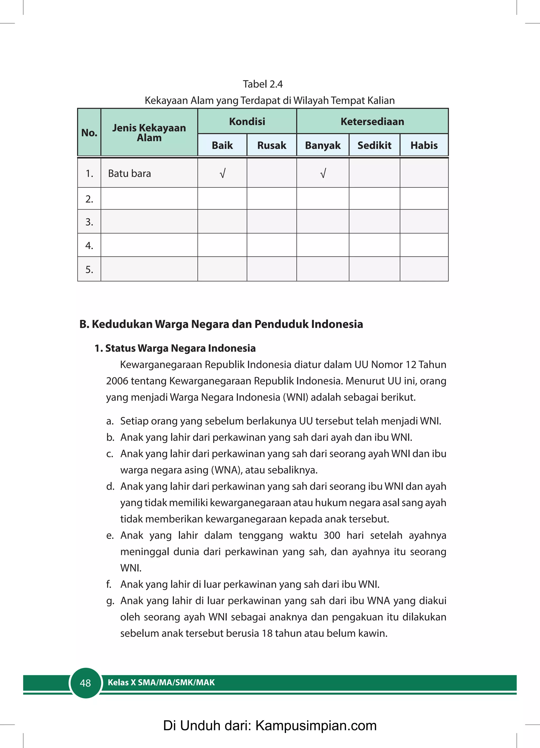 Bab 2 Ketentuan Uud Nri Tahun 1945 Dalam Kehidupan Berbangsa Dan Bernegara 1pdf 