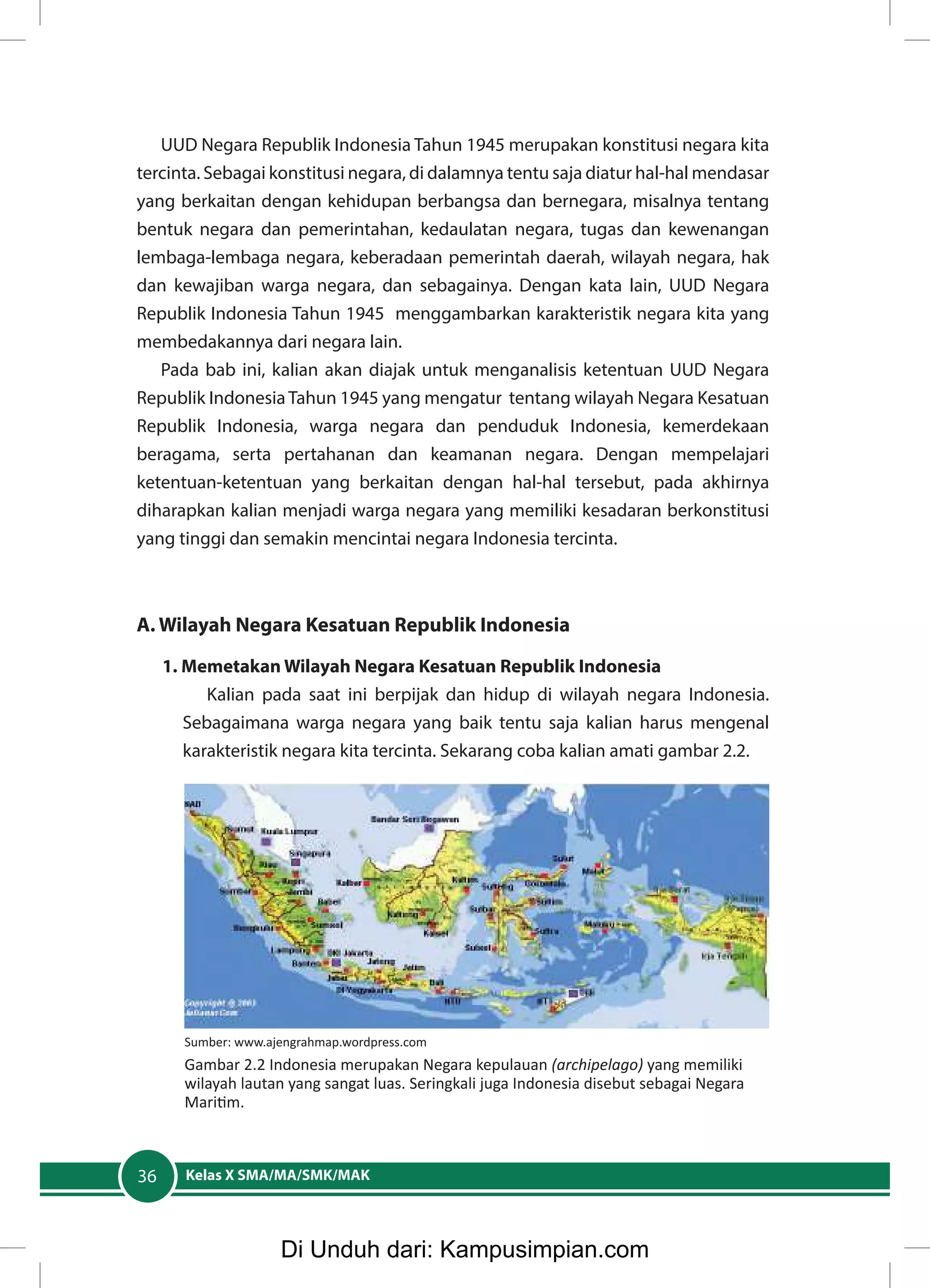 Bab 2 Ketentuan Uud Nri Tahun 1945 Dalam Kehidupan Berbangsa Dan Bernegara 1pdf