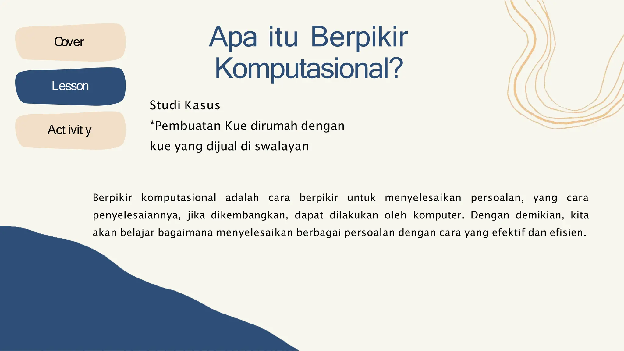 teknologi informasi dan komunikasi berpikir komputasional | PPTX