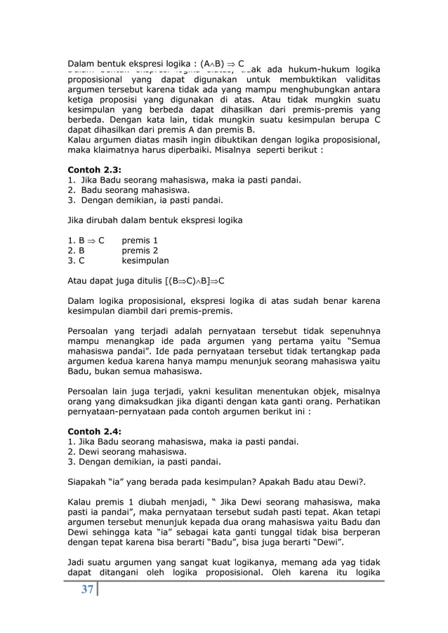 Bab 2 logika predikat ta 2019 | PDF