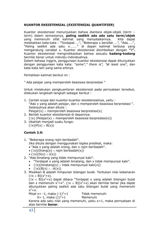 Bab 2 logika predikat ta 2019 | PDF