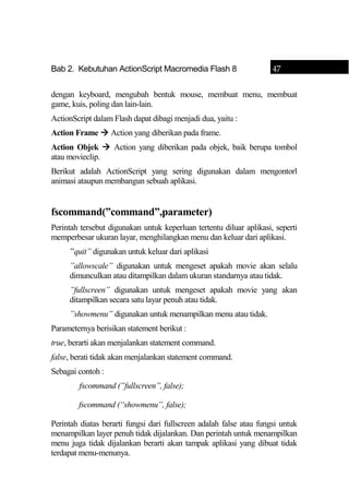 Bab 2(macromedia flash 8) | PDF