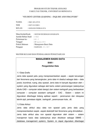Manajemen basis data | DOC