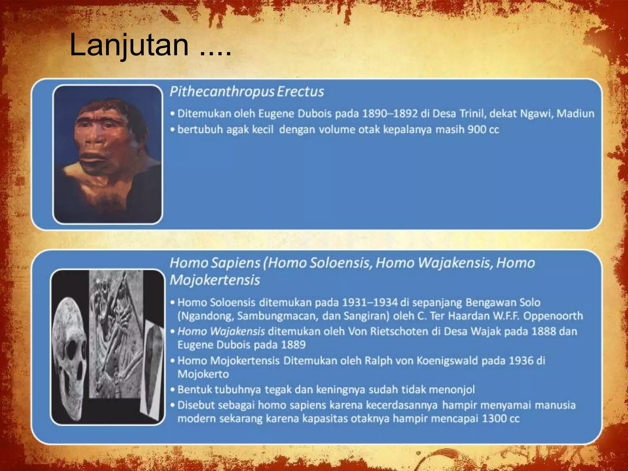 Bab 2 Kehidupan Awal Masyarakat Indonesia-Manusia Purba | PPT