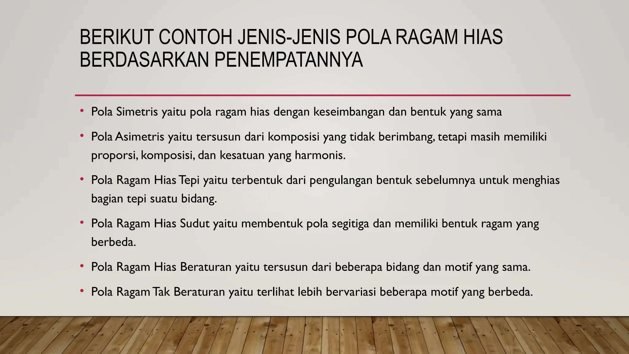 SENI RUPA UNIT 2 MENGGAMBAR PRINSIP RITME DAN POLA DALAM KARYA SENI ...