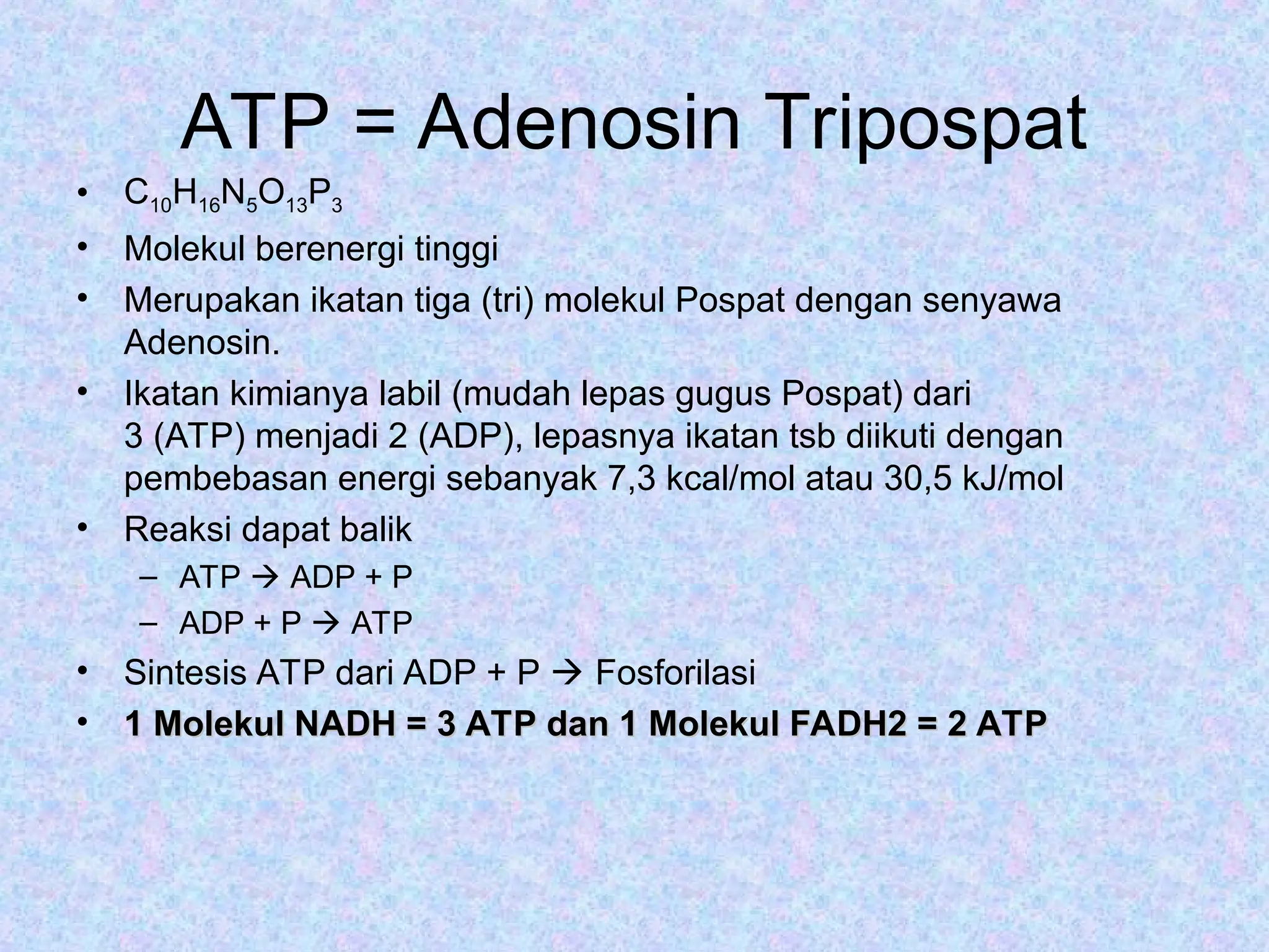 Biologi - Metabolisme (Enzim, Katabolisme, Anabolisme).ppt