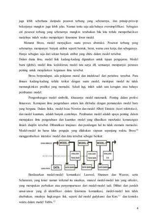 Model dan Bentuk Komunikasi | PDF