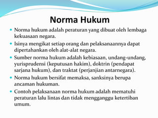BAB 2 Norma dan Keadilan di Masyarakat | PPTX