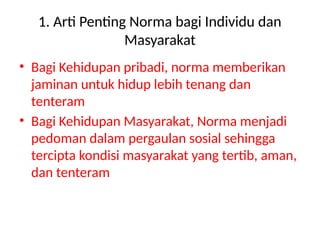 BAB 2 pengertian Norma dan contoh contoh norma dalam kehidupan sehari ...