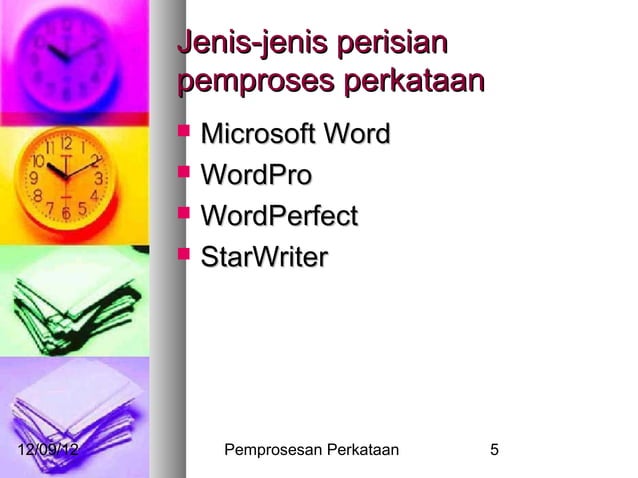Bab 2 pemprosesan perkataan | PPT