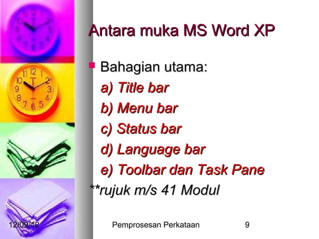 Bab 2 pemprosesan perkataan | PPT