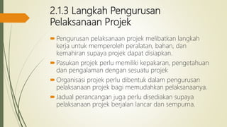 Bab 2 Pengurusan Projek Pdf