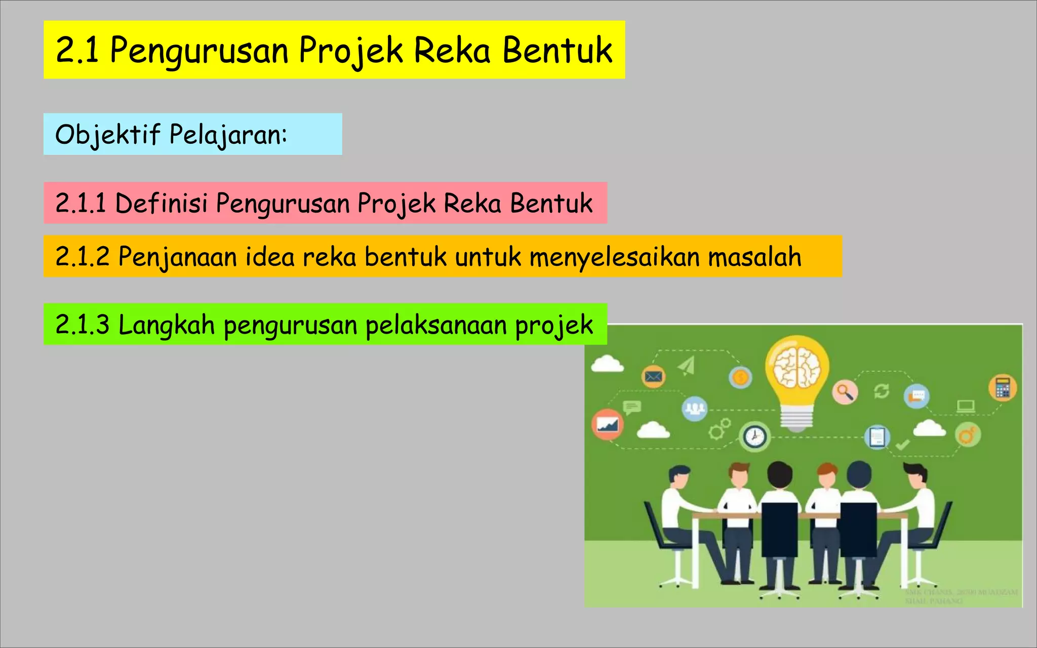 RBT TINGKATAN 1: Bab 2 Pengurusan Projek (1) | PDF