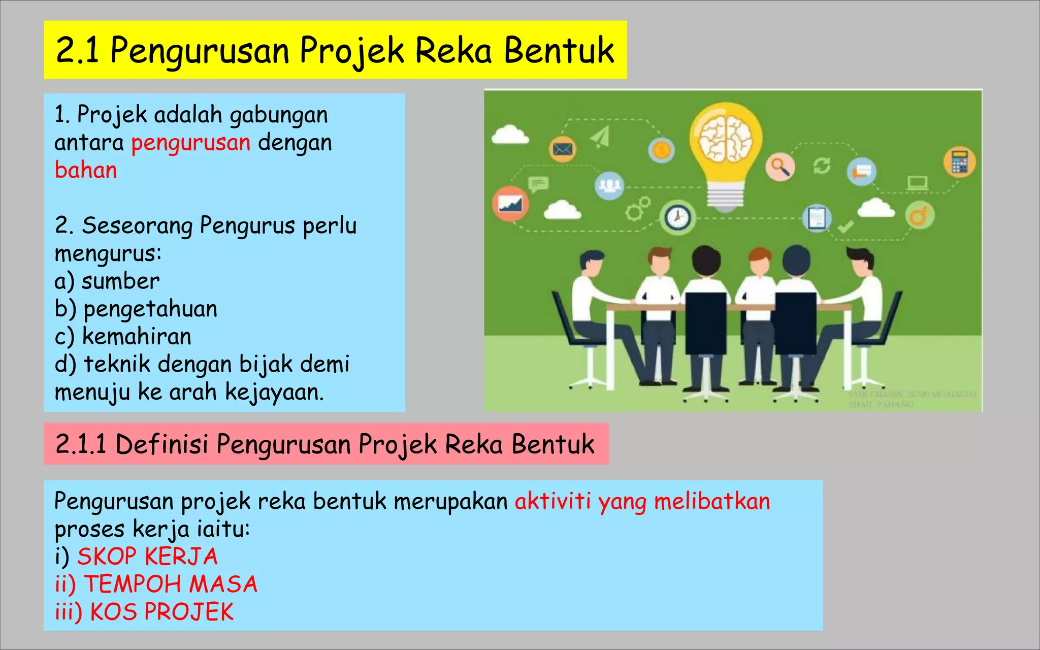 RBT TINGKATAN 1: Bab 2 Pengurusan Projek (1) | PDF