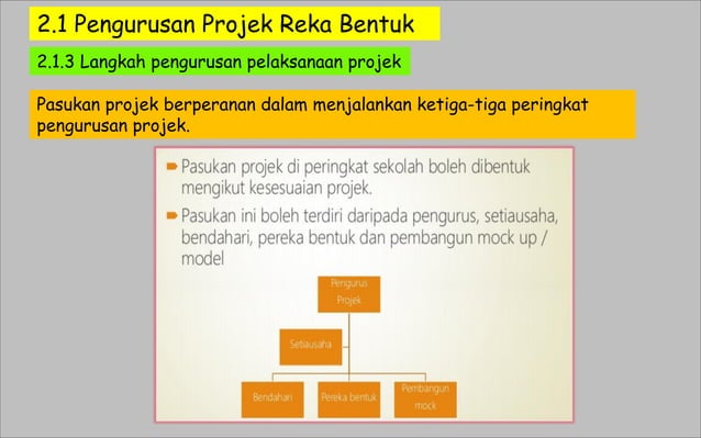 RBT TINGKATAN 1: Bab 2 Pengurusan Projek (1) | PDF