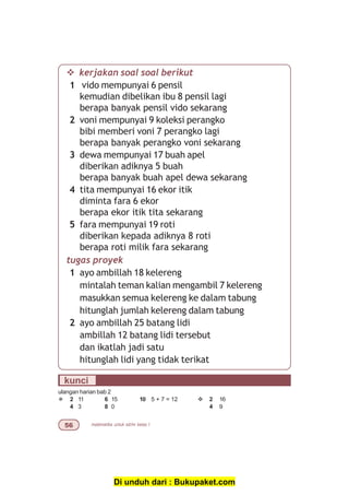 Bab 2 penjumlahan dan pengurangan bilangan | PDF