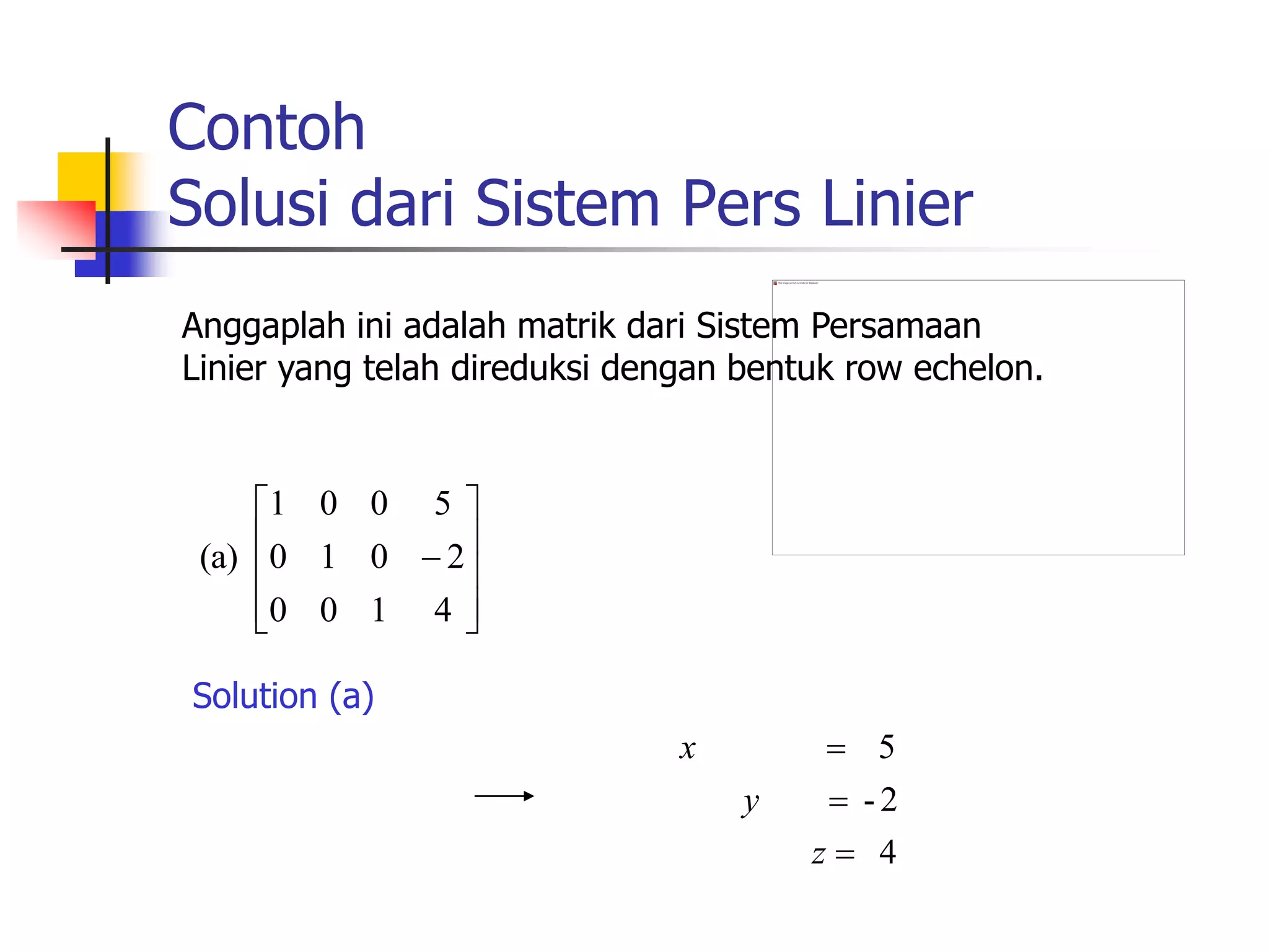 Bab 2 Penyelesaian Sistem Persamaan Linier.ppt