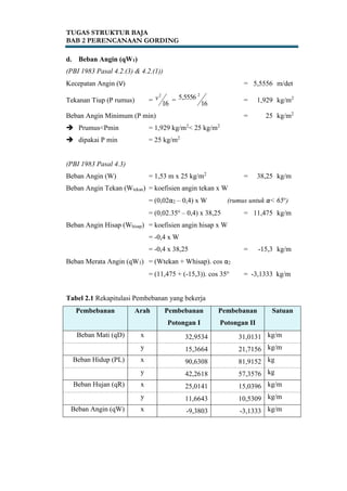 Bab 2 perencanaan gording | DOCX