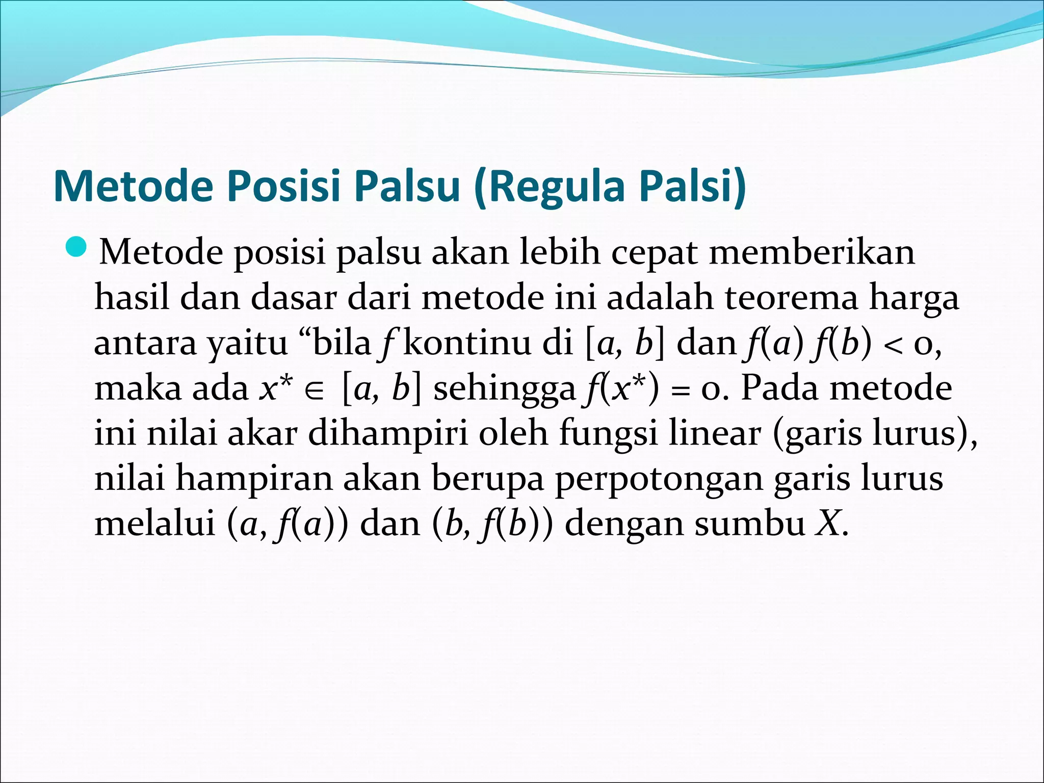 Bab 2 perhitungan galat | PPT