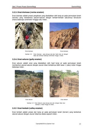 Bab 2 proses geomorfologi | PDF