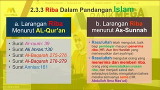 Bank Syariah - Jenis-jenis Riba | PPT