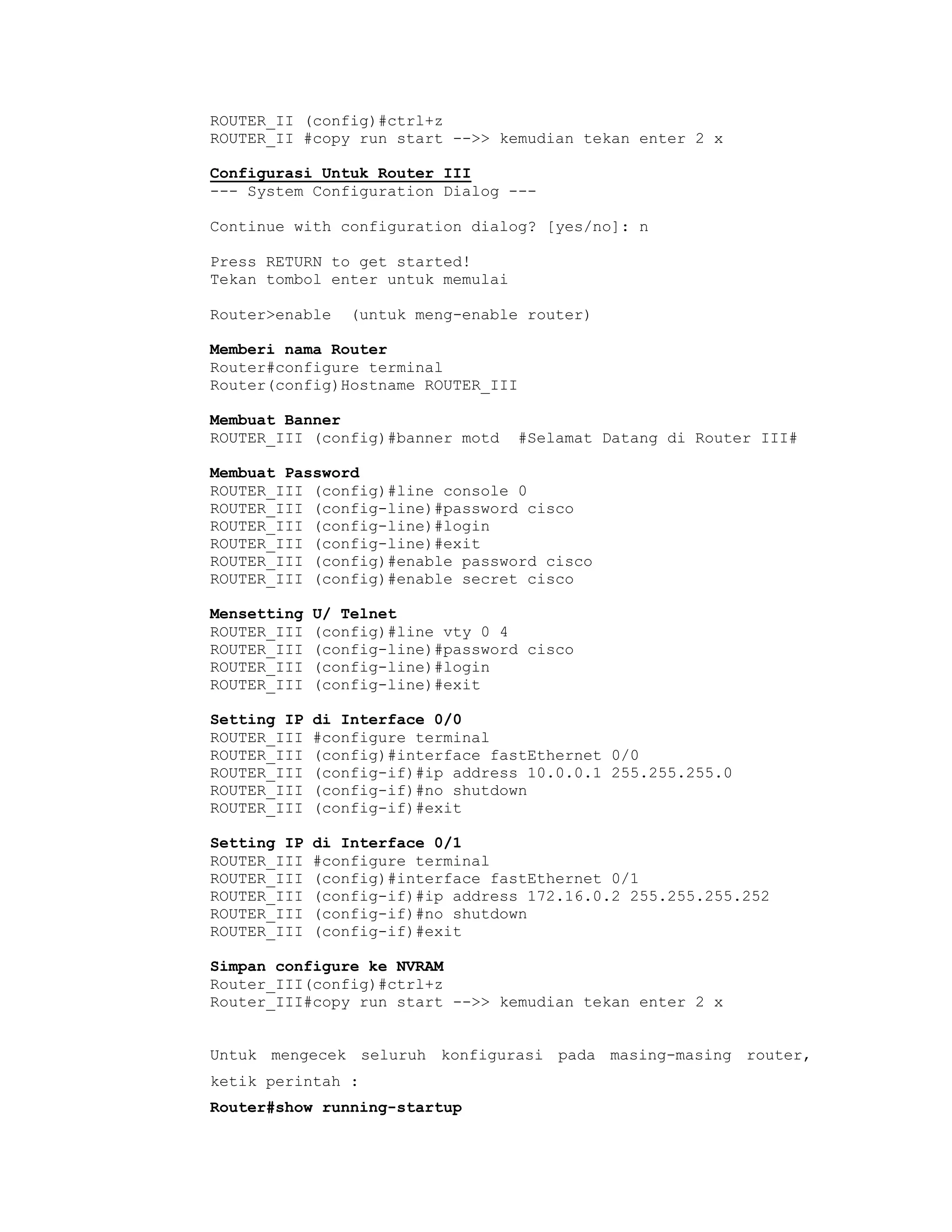Bab II routing | PDF