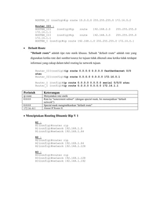 Bab II routing | PDF