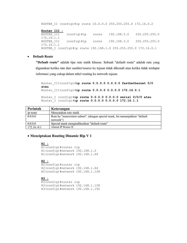 Bab II routing | PDF