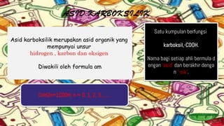 Bab 2 ASID KARBOKSILIK | PPTX