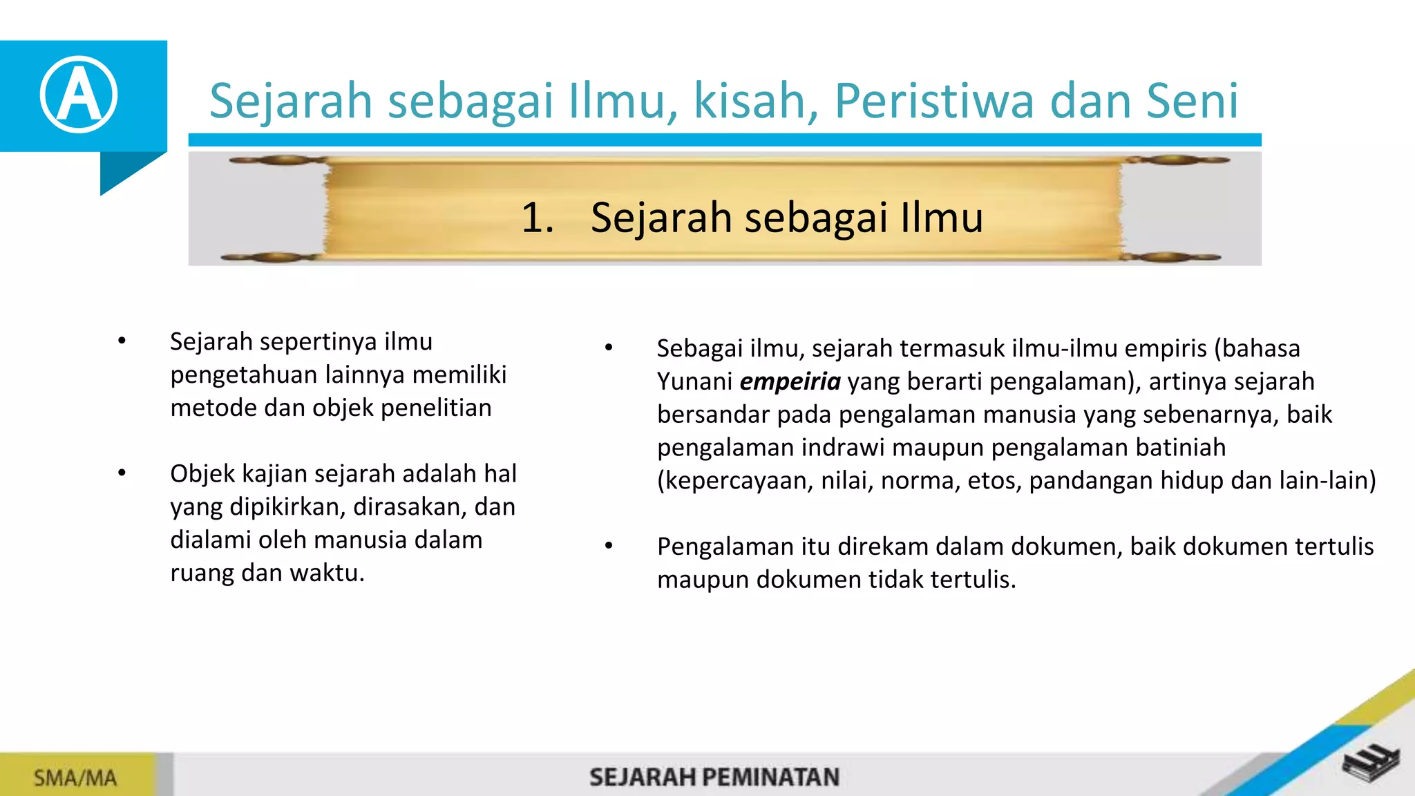 Bab 2 sejarah sebagai ilmu | PPT