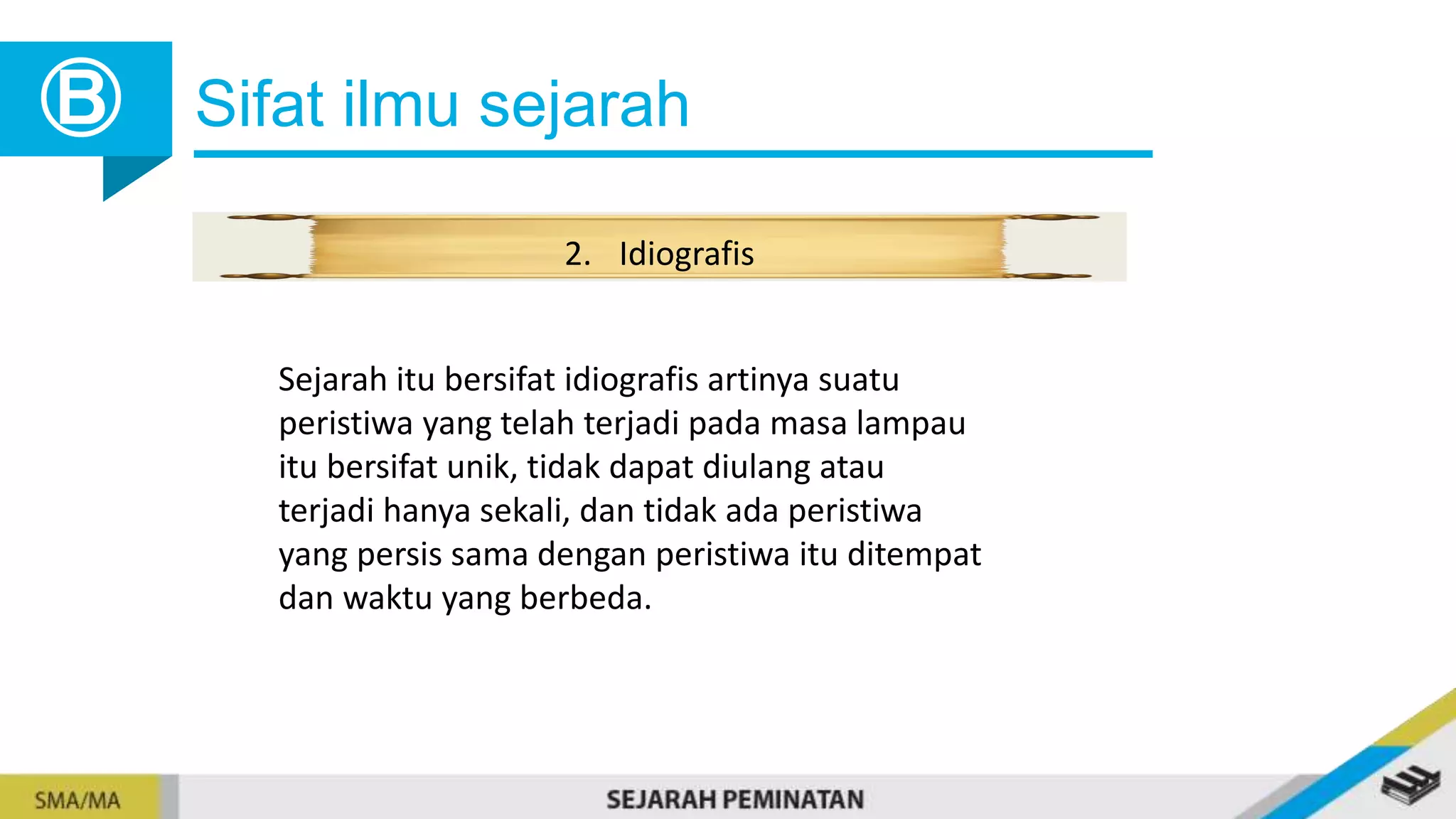 Bab 2 sejarah sebagai ilmu | PPT