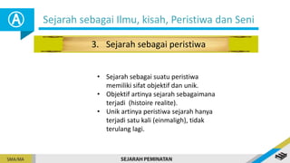 Bab 2 sejarah sebagai ilmu | PPTX