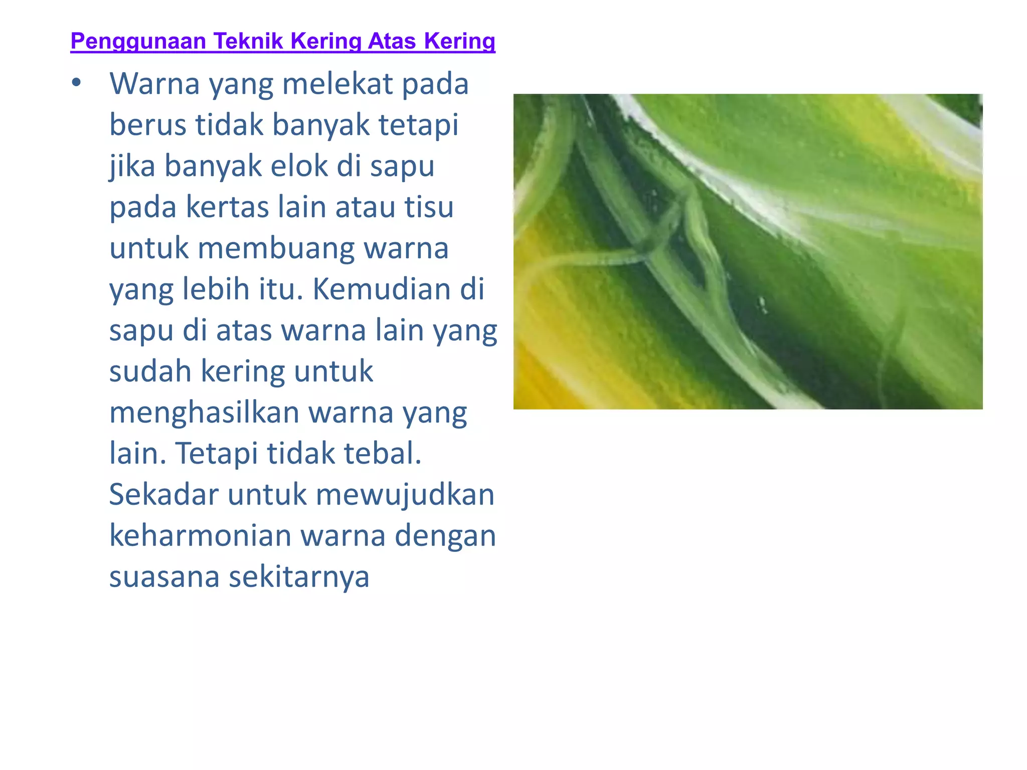 Bab 2 seni catan | PPTX