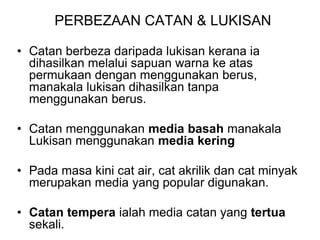 Bab 2 seni catan | PPTX