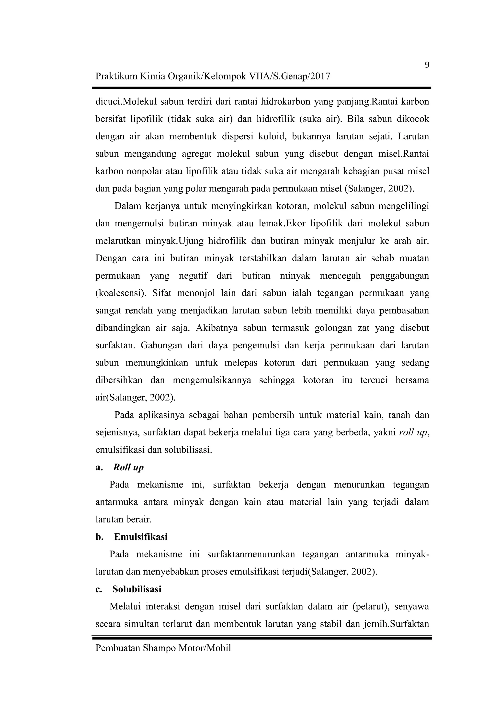 Bab 2 shampo | PDF