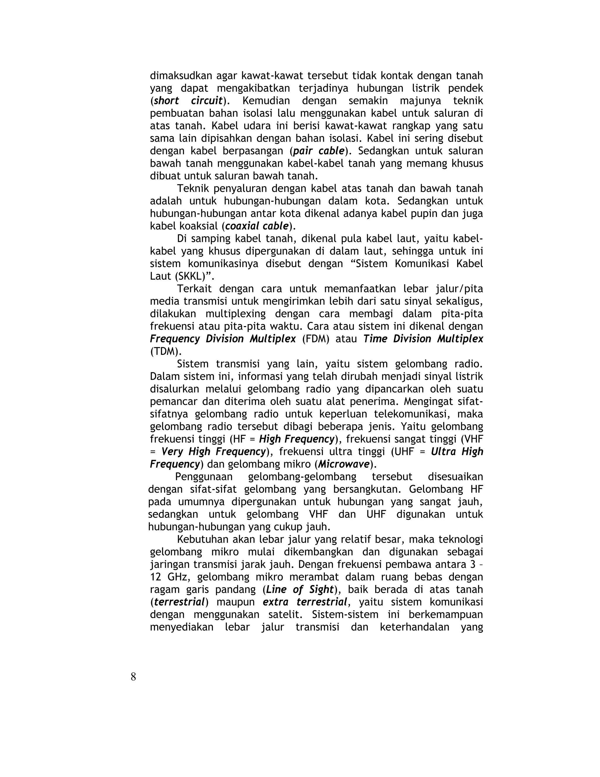 Bab 2 sistem komunikasi | PDF