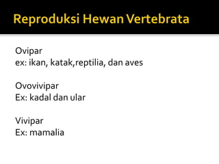 Bab 2 sistem reproduksi | PPTX