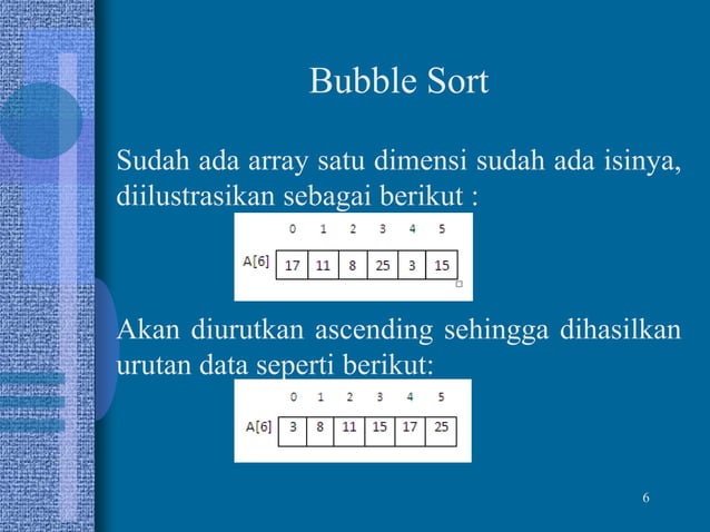 Bab 2 sorting array | PPT