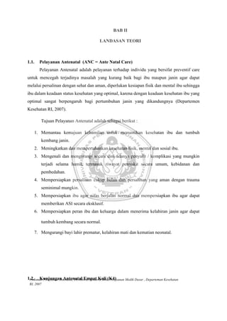 Bab2 standart kujungan_pemeriksaan | PDF