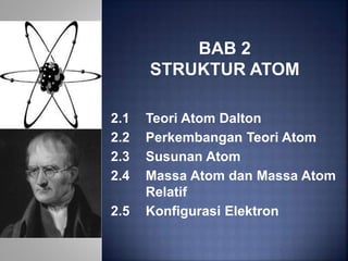 STRUKTUR ATOM Kimia Kelas x Sekolah Menengah Atas | PPTX