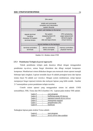 Bab 2 struktur sistem operasi | PDF