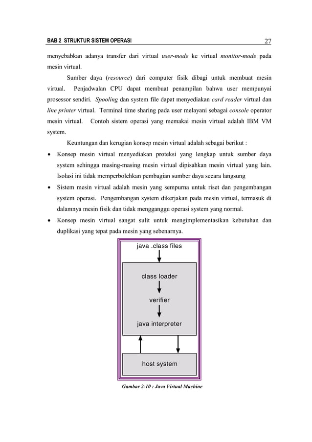 Bab 2 struktur sistem operasi | PDF