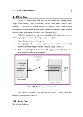Bab 2 struktur sistem operasi | PDF