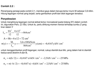 Tegangan dan Regangan Batang Akibat Lentur dan Gaya Normal.pdf