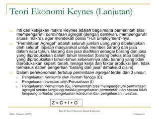 Bab 2 Teori Ekonomi Klasik dan Keyness.ppt