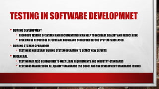 Bab 2 Testing Throughout The Software Life Cycle | PPTX | Computer ...