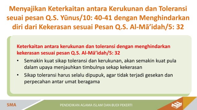 BAB 2 Toleransi dan Menghindarkan Diri dari Bahaya Tindak Kekerasan STD y.pptx