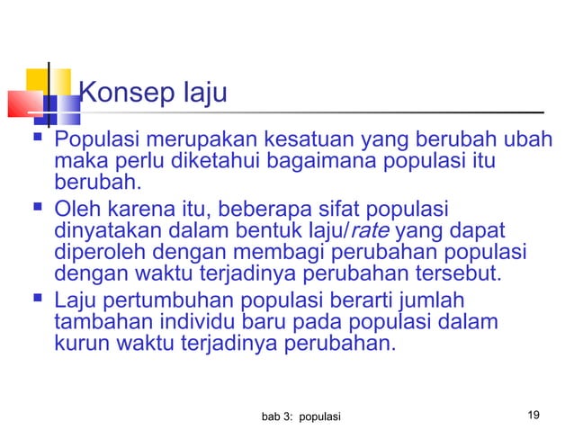 Bab 3. populasi dalam ekosistem | PPT